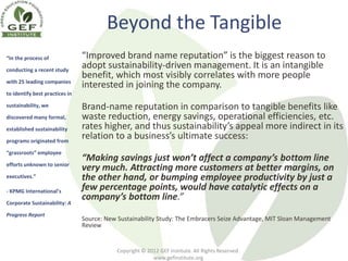 GEF Institute Sustainability Workforce Development | PPT