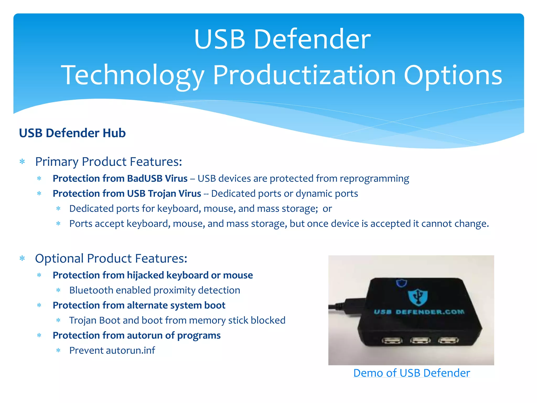 USB Defender Overview | PPT