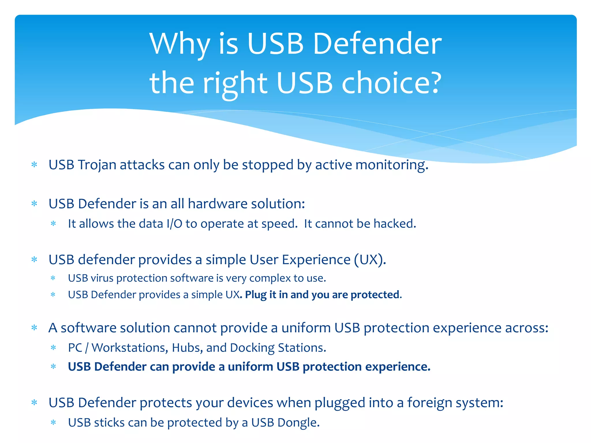 USB Defender Overview | PPT