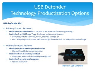USB Defender Overview | PPT