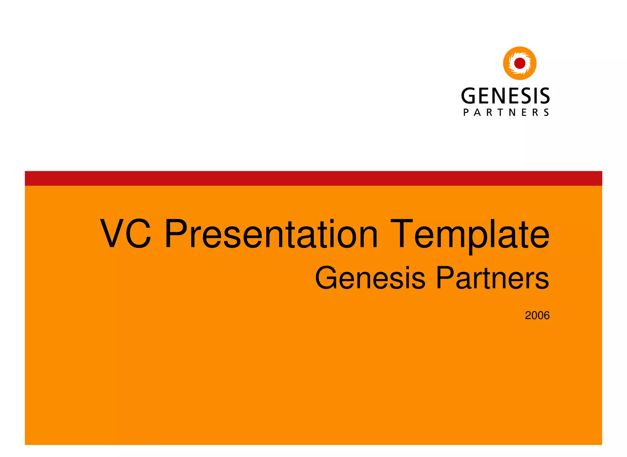 Genesis Partners Presentation Template | PDF