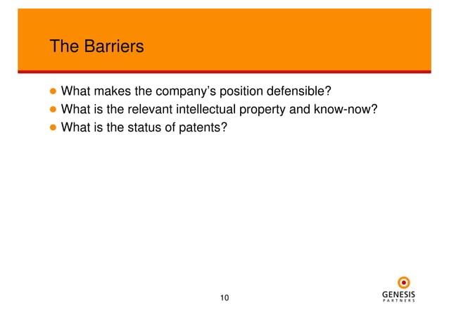 Genesis Partners Presentation Template | PPT