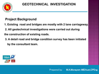 Presentation geotechnical investigation | PPTX