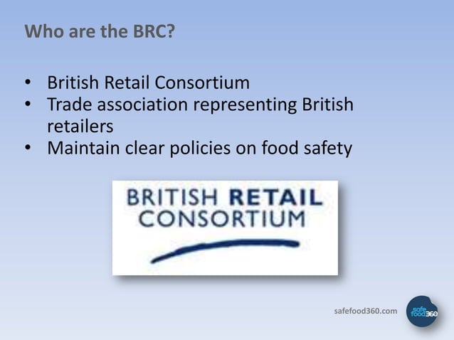 Presentation - G Howlett - BRC Issue 6 Seminar | PPTX | Food Industry | Industries