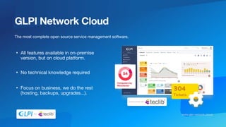 GLPi v.10, les fonctionnalités principales et l'offre cloud | PDF