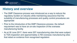 Presentation GMP clearance | PPT