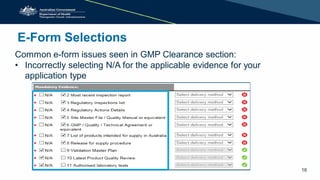 Presentation GMP Clearance - Common mistakes made | PPT