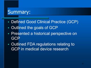 Presentation -good-clinical-practice-101--an-introduction-(pdf-version) | PPTX