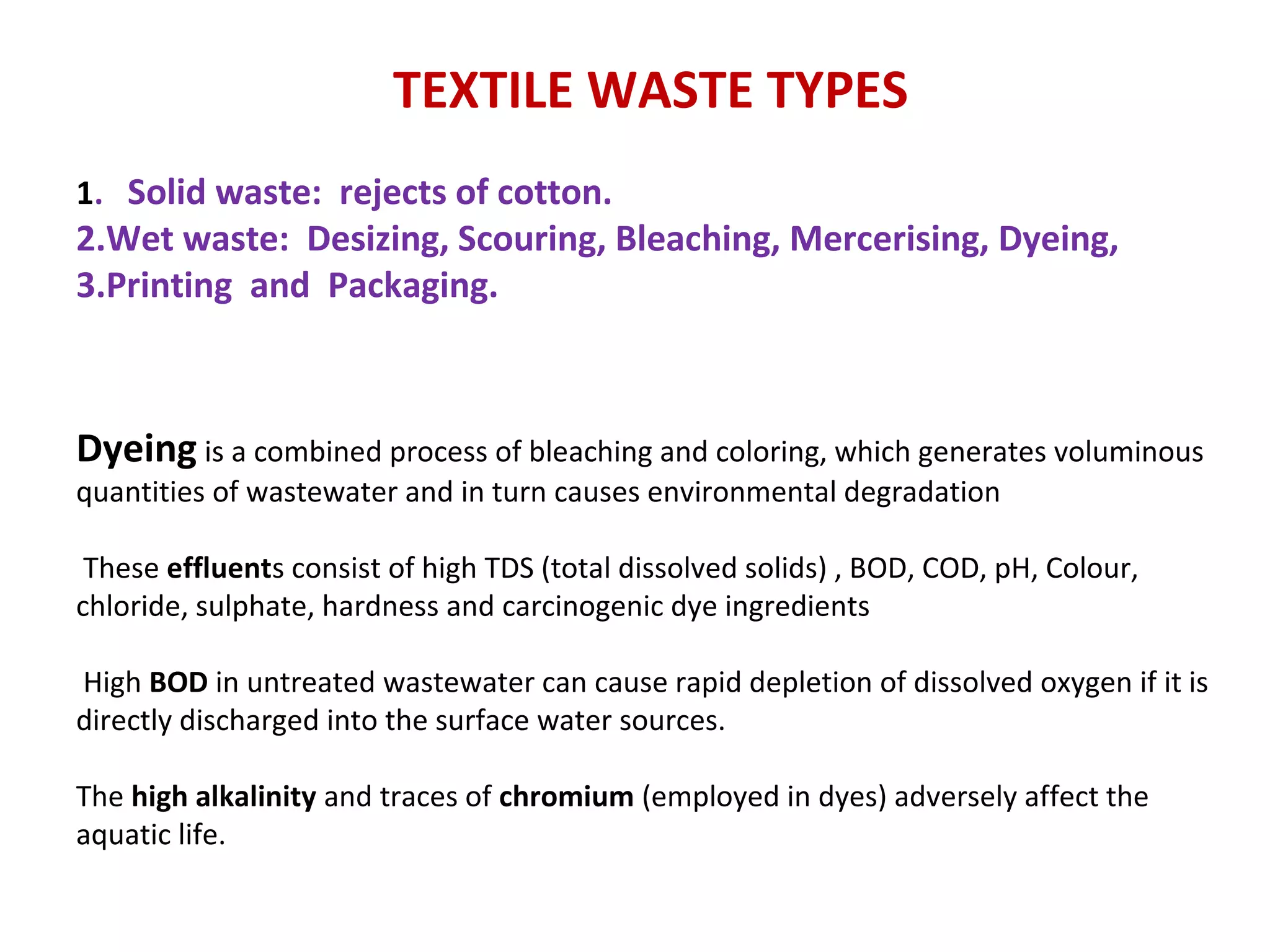 Textile processing toxicity and health hazard. Green Environment Ideas ...
