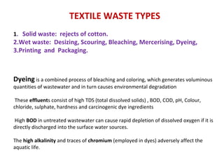 Textile processing toxicity and health hazard. Green Environment Ideas ...