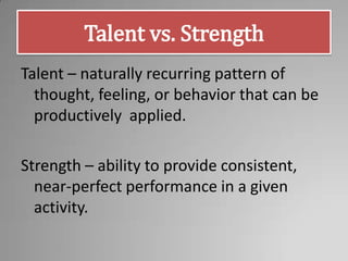 Leading With Your Strengths - Crash Course in Gallup StrengthsFinder ...