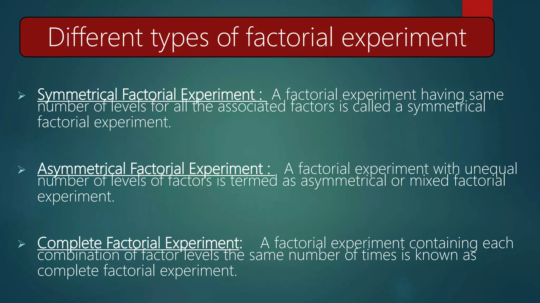 Orthogonal Property of Standard Design/Orthogonality of Design and Factorial Experiments ...