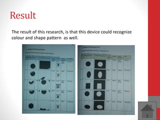 Designed Sorting Conveyor with Recognition Shape Pattern and Colour Using Webcam | PPT