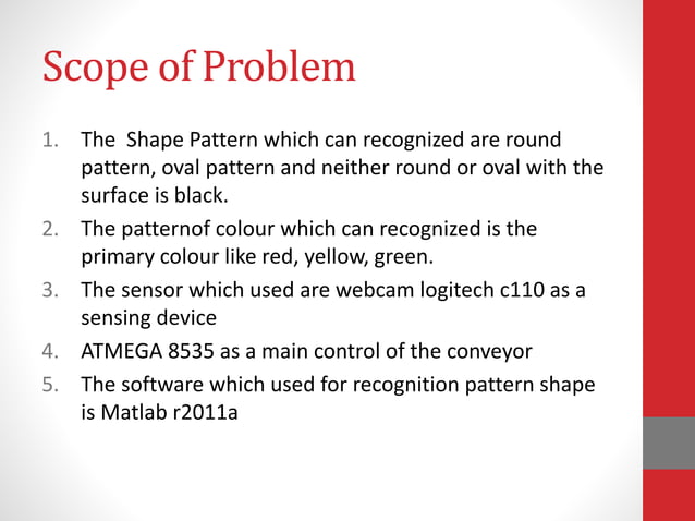 Designed Sorting Conveyor with Recognition Shape Pattern and Colour ...