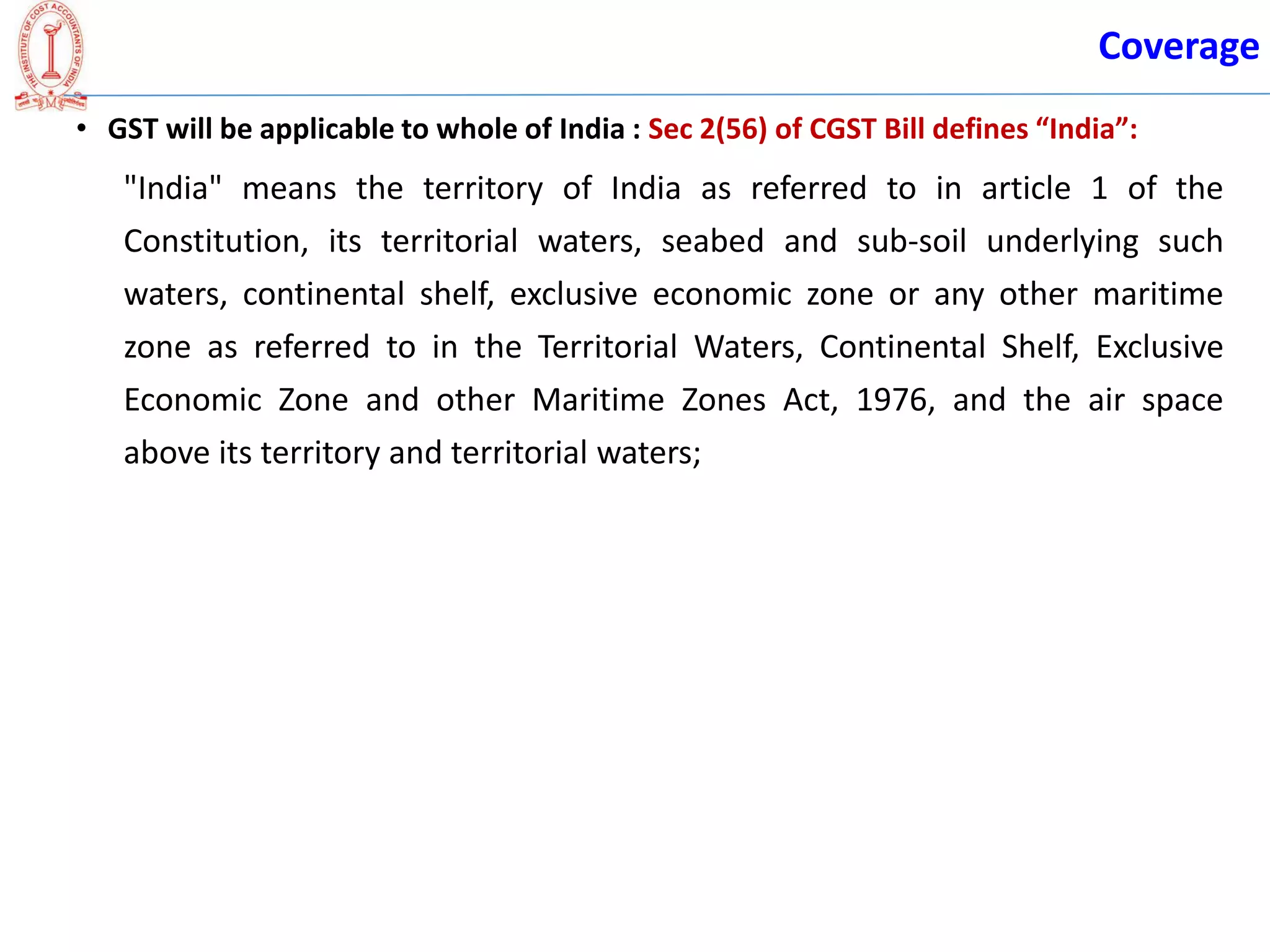Presentation gst-bill-2017 | PDF