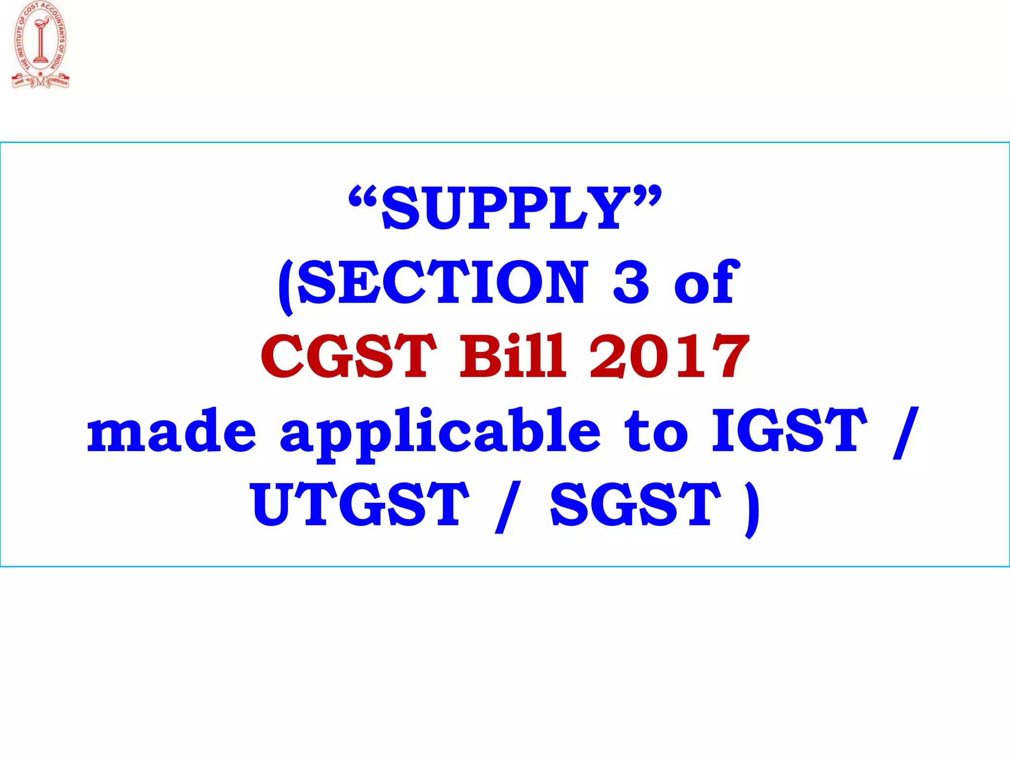 Presentation gst-bill-2017 | PDF