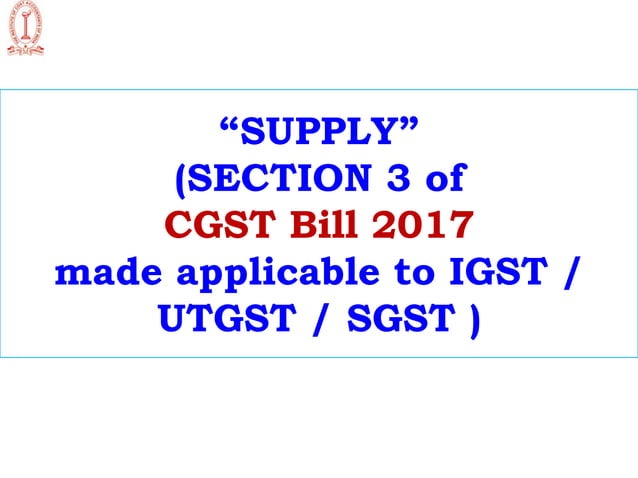 GST explaination In depth - 2017 | PDF