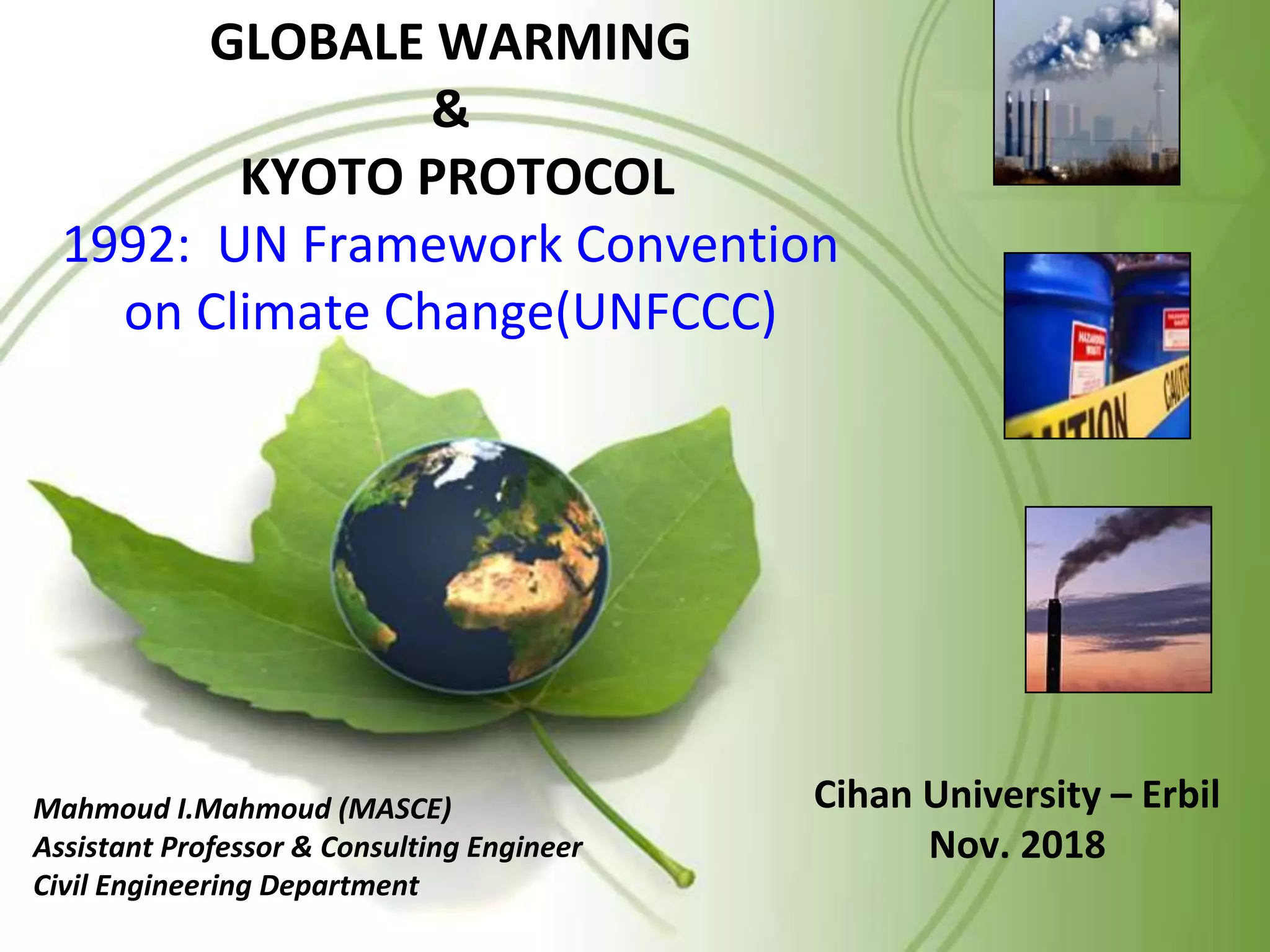 Global Warming and Kyoto Protocol | PDF