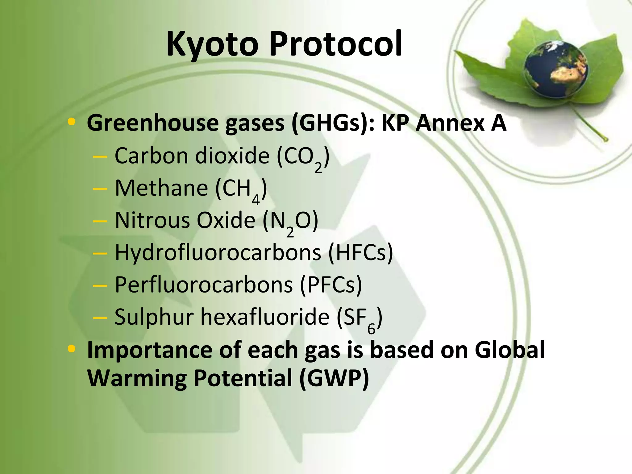 Global Warming and Kyoto Protocol | PDF