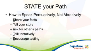 Handling Difficult Conversations: Patterson’s Model for Dialogue When ...