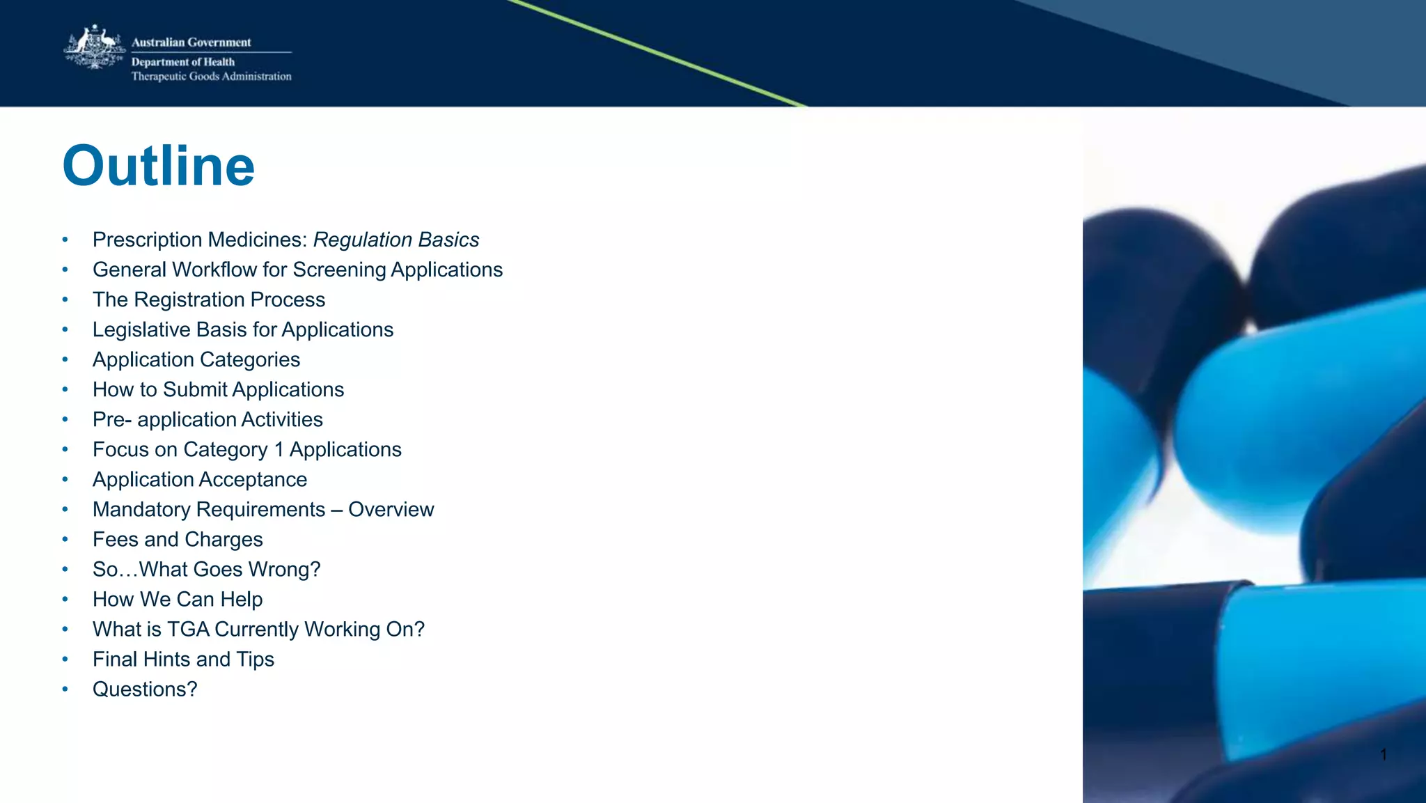 Presentation: Hints and Tips for Acceptance of your Prescription Medicines Submission(s) | PPTX