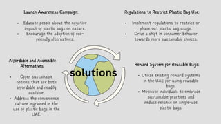 UAE overuse of plastic bags, Hmama Almansoori, 202313551 | PPT