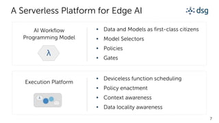 Towards a Serverless Platform for Edge AI | PPT