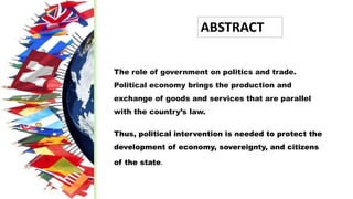“ROLE OF GOVERNMENT IN INTERNATIONAL TRADE” | PPTX