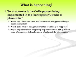 Implementing ICCO's ProCoDe process: A mid-stride evaluation Proposal ...