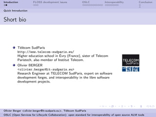 OSLC (Open Services for Lifecycle Collaboration): open standard for ...