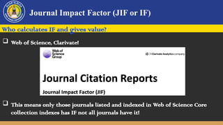 Presentation-Impact Factor and CiteScore-Training.pptx