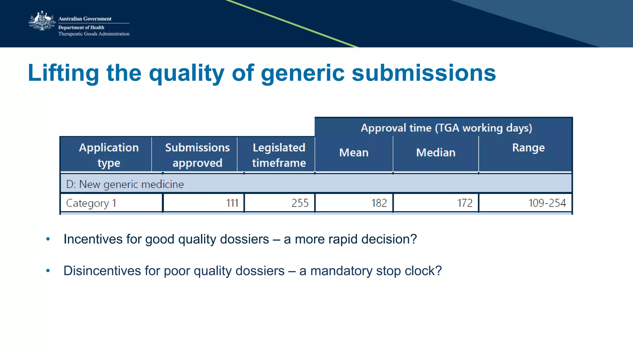 Presentation: Improving the regulation of generic medicines in ...
