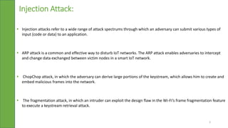 Injection Attack detection using ML for | PPTX