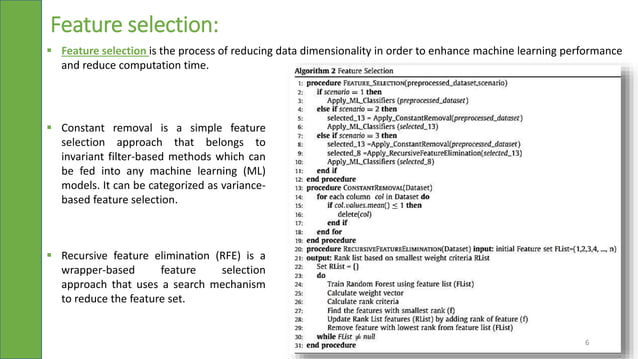 Injection Attack detection using ML for | PPT