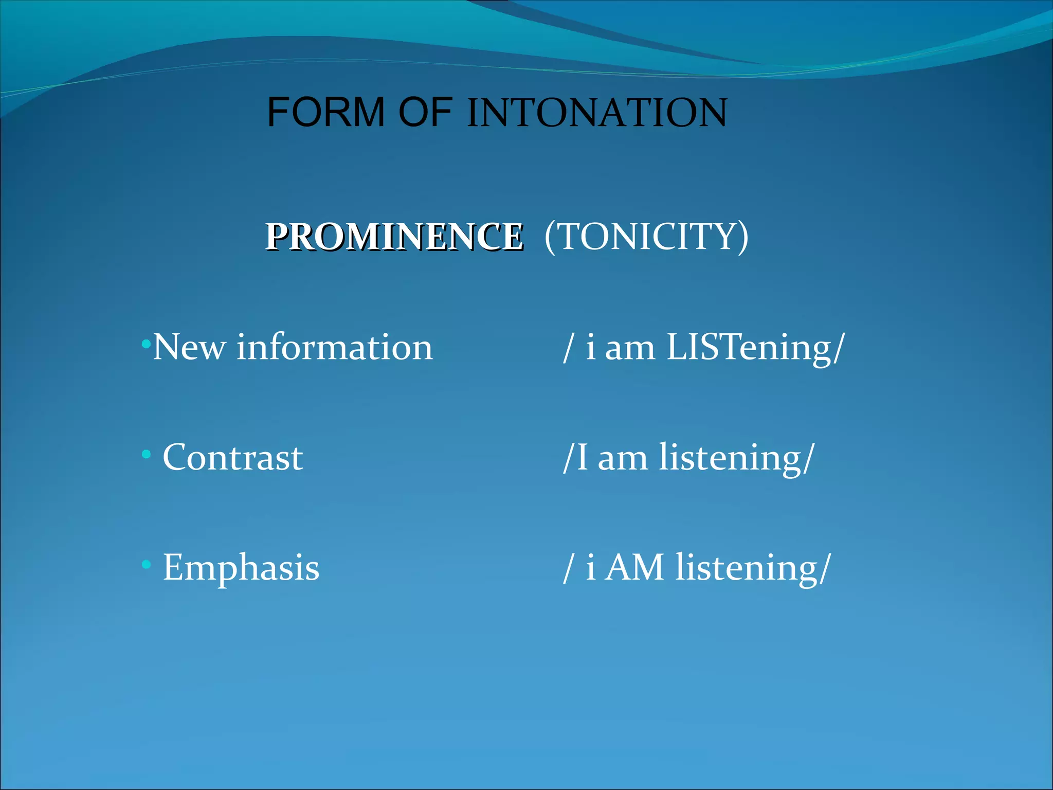 Presentation intonation | PPT