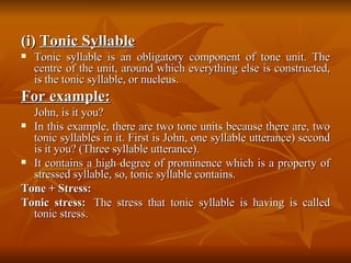 Presentation Intonation | PPT