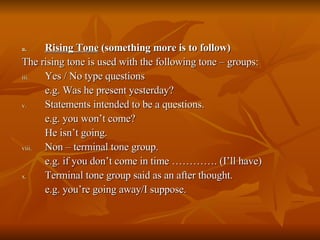 Presentation Intonation | PPT