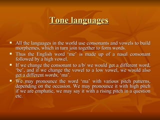 Presentation Intonation | PPT