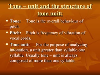 Presentation Intonation | PPT