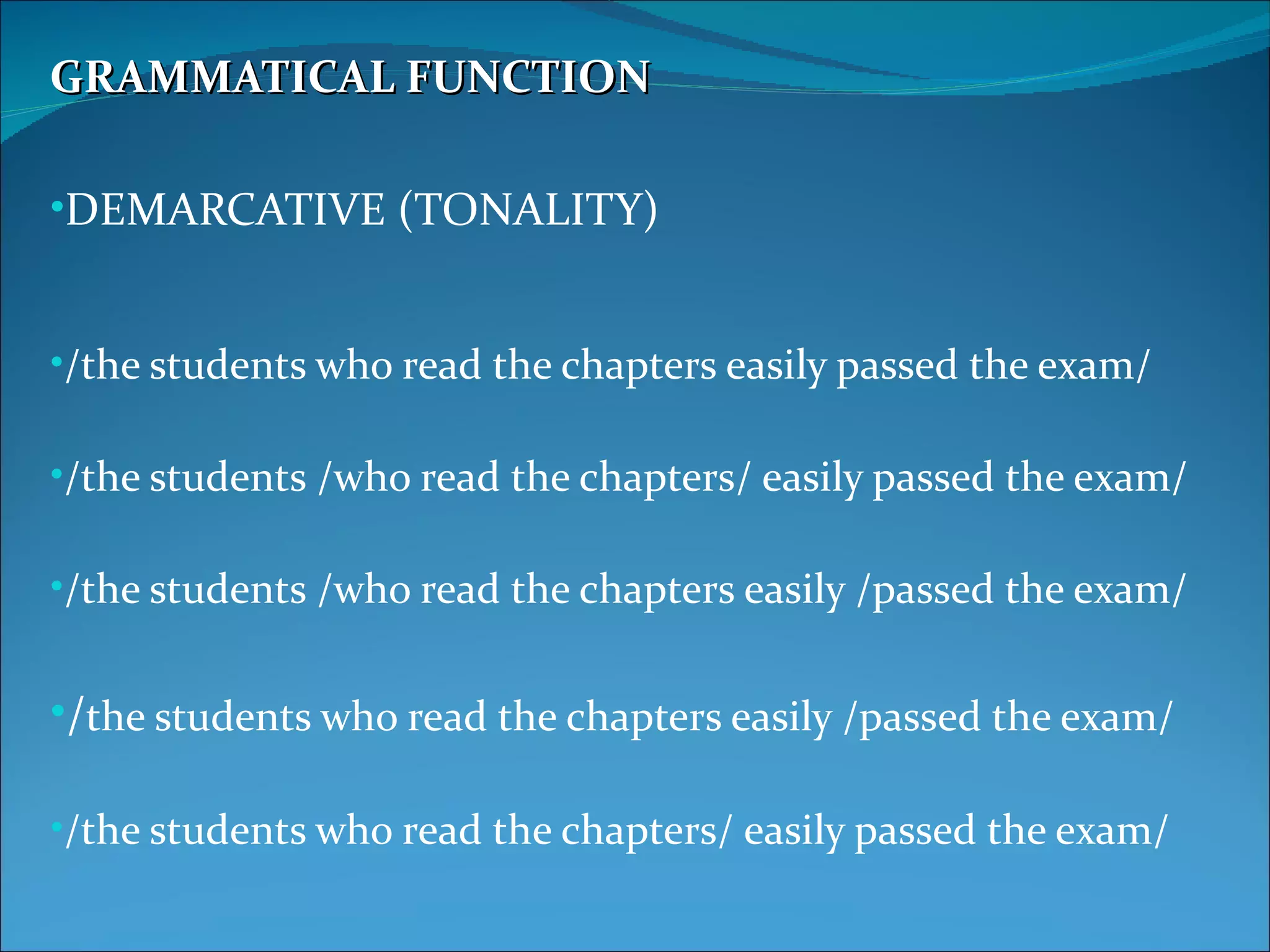 Presentation Intonation 3 | PPT