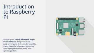 Comprehensive Introduction to Python Programming and Raspberry Pi for ...