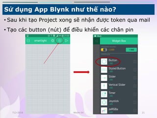 Presentation an IoT project - control LED through App Blynk on Wemos D1 ...