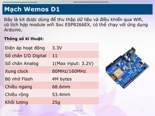 Presentation an IoT project - control LED through App Blynk on Wemos D1 ...