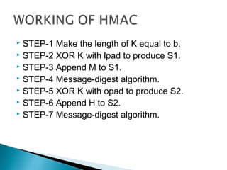 Message Authentication Code & HMAC | PPT