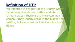 Case presentation on Urinary tract infection | PPTX
