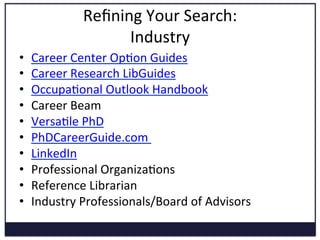 Job Search Presentation | PDF