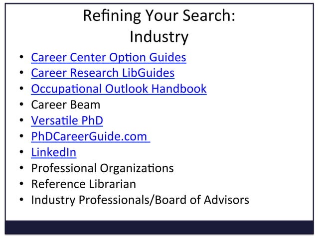 Job Search Presentation | PDF
