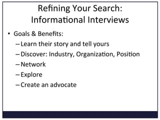 Job Search Presentation | PDF
