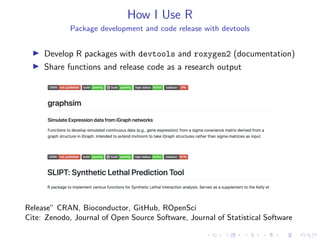 My Research Journey with R | PPT