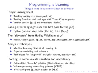 My Research Journey with R | PPT